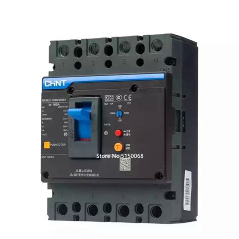Chint เบรกเกอร์วงจร Elcb Rcbo 63a 630a Nxmle 125s 4300a 4p Nxmle 125s