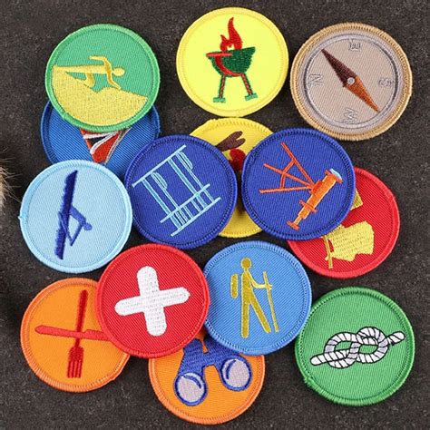 Boy Scouts Embroidered Patch Camping Medal Of Honor First Aid