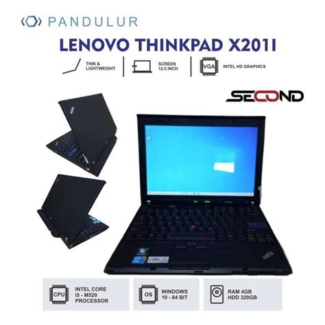 Jual Lenovo Thinkpad X201i Core I5 Ram 4gb Hdd 320gb Second Di Seller