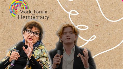 ლანა ღოღობერიძე დემოკრატიის მსოფლიო ფორუმი Lana Gogoberidze World Forum For Democracy Youtube