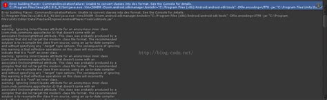Unity接入安卓程序，打包出错的解决办法unity 导入android的jar包 编译出错 Csdn博客
