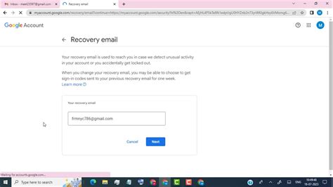 Add Recovery Email For Your Gmail And Google Account YouTube