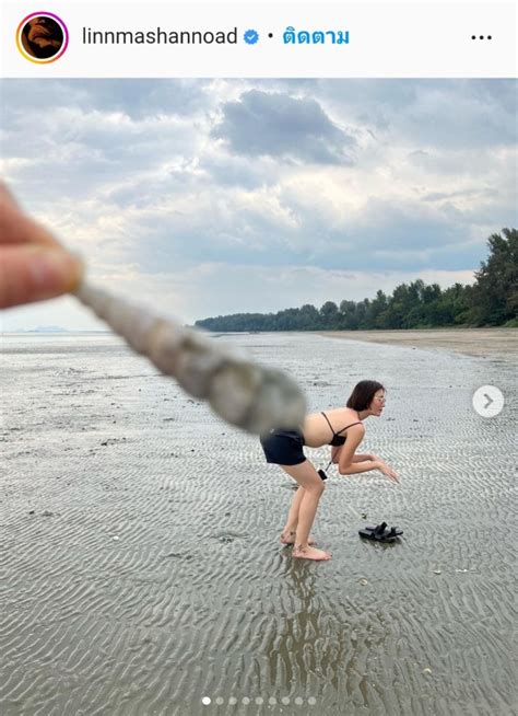 หลิน มชณต นุ่งบิกินี่ตัวจิ๋ว โชว์ความแซบแต่ละทีมีสะเทือนไอจี