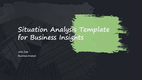 Situation Analysis Template For Business Insights Ppt H