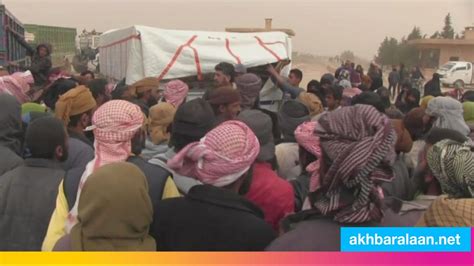 أخبار الآن ترصد نزوح مدنيين من مناطق احتلال داعش في ريف الرقة أخبار الآن