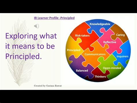Principled Ib Learner Profile Learner Profile Knowledgeable The Ib