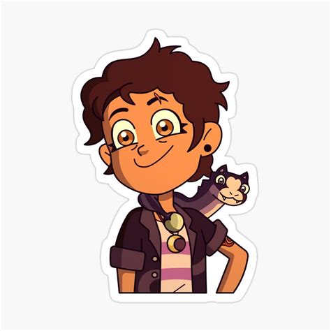 Luz Noceda And Stringbean The Owl House Sticker For Sale By Artnchfck Owl House Owl