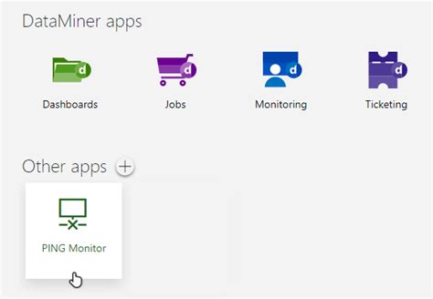 Accessing The Ping Monitoring Tool Dataminer Docs