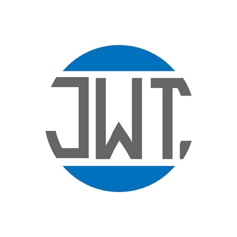 Jwt Letter Logo Design On White Background Jwt Creative Initials