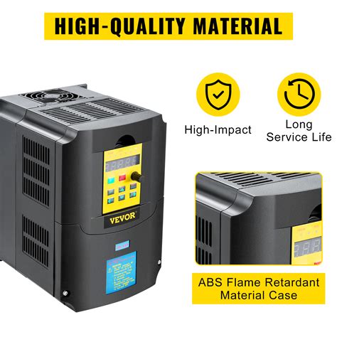VEVOR Variable Frequency Drive 220V 4KW 5 5HP CNC Motor Inverter Converter VEVOR AU