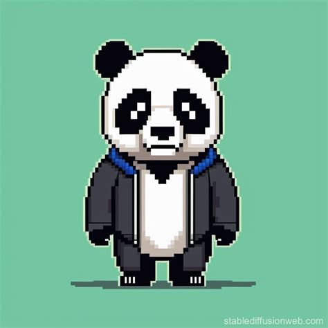 Generate An Image Of An Anthropomorphic Humanoid Panda Bear Acting As A Programmer Prompts