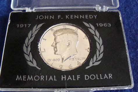 John F Kennedy 1964 Jfk Memorial Silver Half Dollar Coin 1816934443