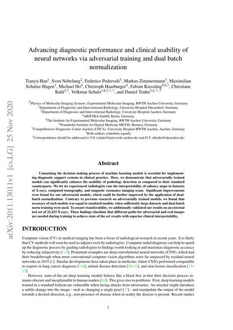pdf advancing diagnostic performance and clinical usability of neural