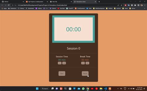 Codequotient Training Learning Pomodoro Javascript Mohd Farhan