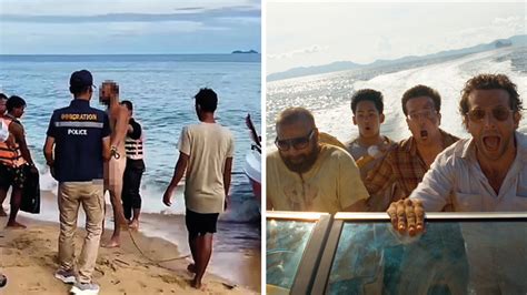 Qué Pasó Ayer” Apareció Desnudo En Una Playa De Tailandia Luego De