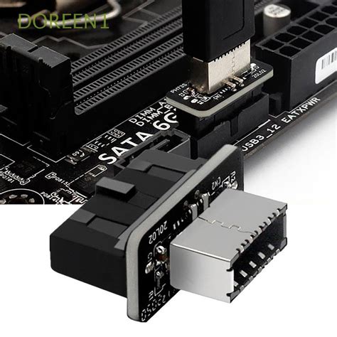 Doreen Usb Internal Header Pin To Pin Computer Motherboard Connector Usb Idc Male To