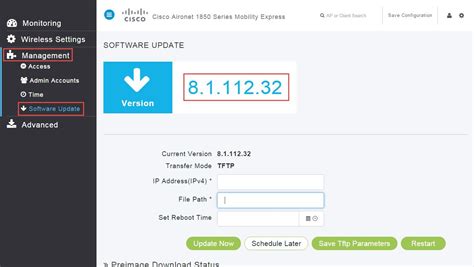 Cisco Mobility Express Deployment Guide Managing Mobility Express Network Cisco Series