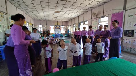 မြန်မာနိုင်ငံ ကလေးများနေ့ အထိမ်းအမှတ် ရွှေတောင်မြို့ မူလတန်းကြိုကျောင်း ကလေးငယ်များ ကာယ၊ ဉာဏစွမ