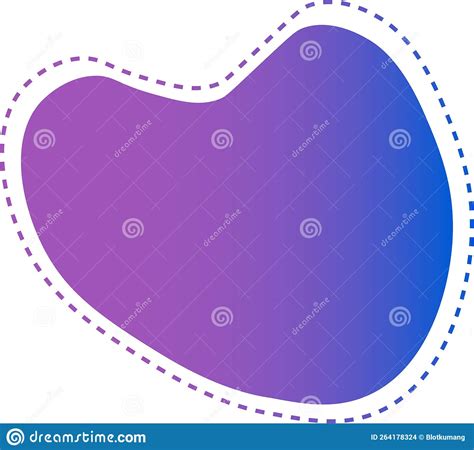 Organic Black Blobs Irregular Shape Abstract Fluid Shapes Vector Set Simple Water Forms Stock