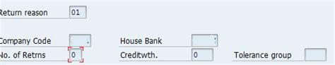 Solved No Returns Activities Determined For Reason Messag Sap