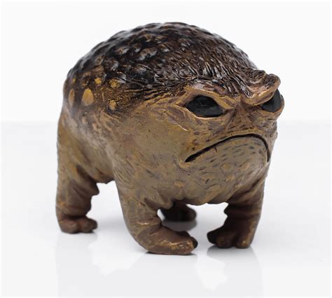 Yurtziru 1pcs Angry Toad Cute African Rain Frog Decoration