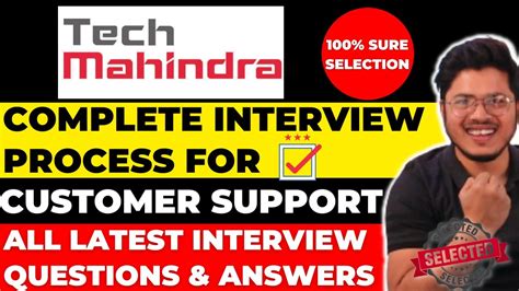 Tech Mahindra Latest Interview Questions And Answers Tech Mahindra Interview For Customer
