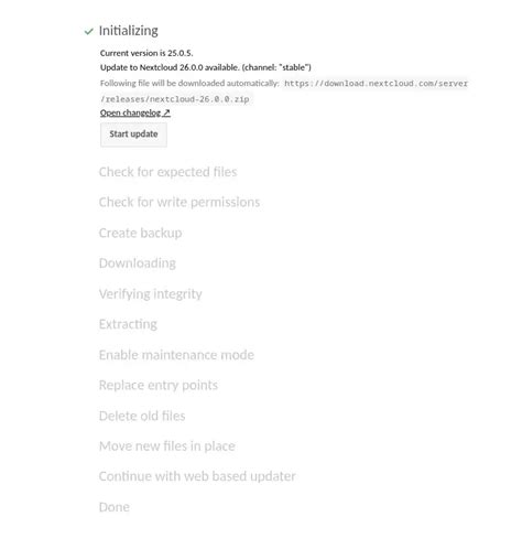 Upgrade To Nextcloud 26 Hub 4 Via Gui Najigram Com