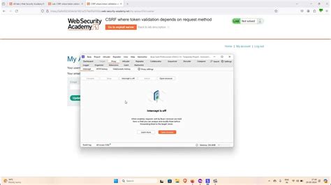 Csrf Where Token Validation Depends On Request Method Youtube