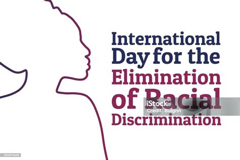 인종 차별 철폐를 위한 국제 기념일 3월 21일 휴일 개념입니다 텍스트 비문이 있는 배경 배너 카드 포스터용 템플릿입니다 벡터 Eps10 그림입니다 21에 대한 스톡 벡터