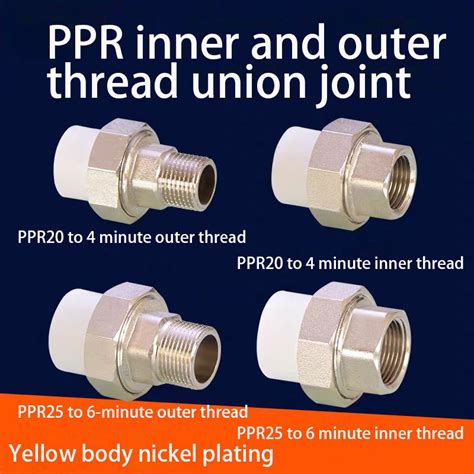 P Ppr Fittings Pipe Fittings Joints 20ppr Outer Wire Flexible Joint 6 Points 25 Inner Wire