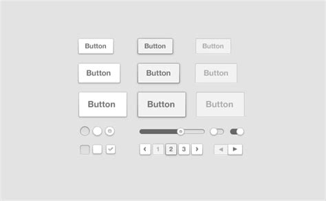 Simple Light UI Kit Psd UIDownload
