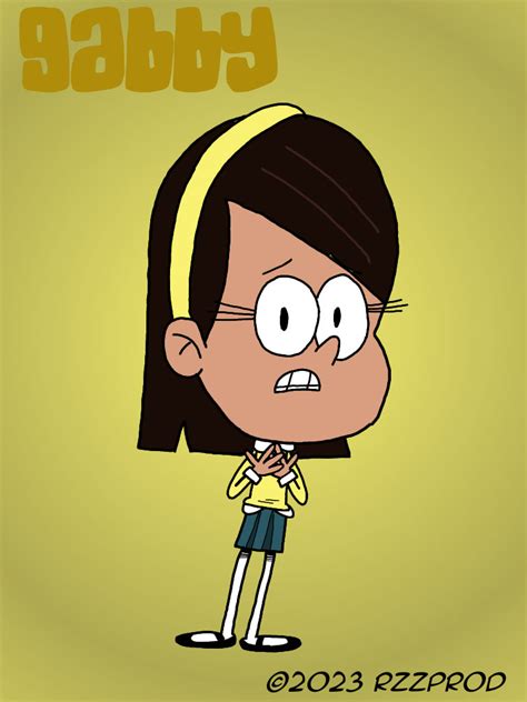 The Loud House Girls Drawings Day 28gabby By Rzzarts On Deviantart