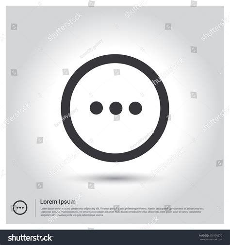9177 Three Dots Icon Stock Vectors And Vector Art Shutterstock