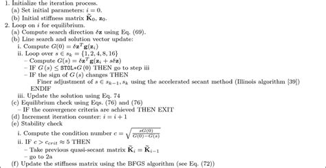Bfgs Algorithm For The System Of Coupled Equations Download Scientific Diagram