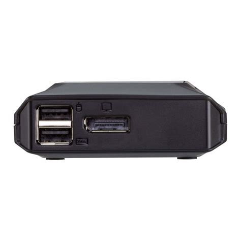 2 Port USB C 4K DisplayPort KVM Switch With Remote Port Selector LN129562 US3312 SCAN UK