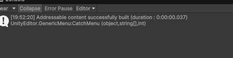 addressable not loading on build unity engine unity discussions