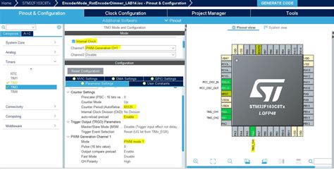 Stm32 Timer Encoder Mode Stm32 Rotary Encoder Interfacing