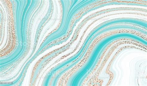 골드 대리석 디자인 파란색과 흰색 대리석과 금색의 아름다운 조합 매끄러운 전환과 섬세한 배경 0명에 대한 스톡 벡터 아트 및