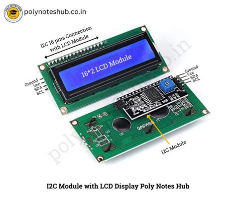 I2c Module Lcd Display 16x2 Lcd Module With I2c Module In 2025 Arduino Lcd Electronics