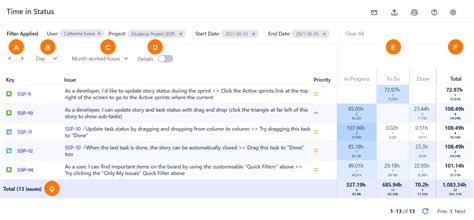 Time In Status Report