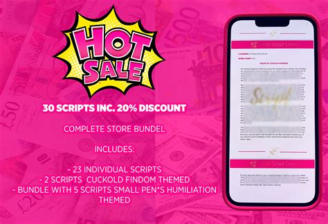 Femdom Findom Scripts Bundle Joi Script Findom Script Cuckold Script Onlyfans Adult Content