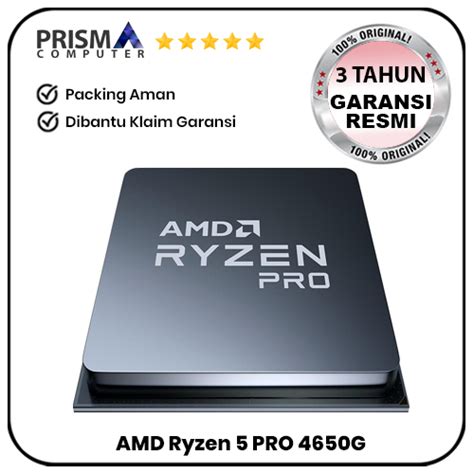 Jual AMD Ryzen 5 PRO 4650G Tray Shopee Indonesia