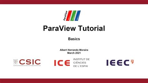 Paraview Tutorial Basics Youtube