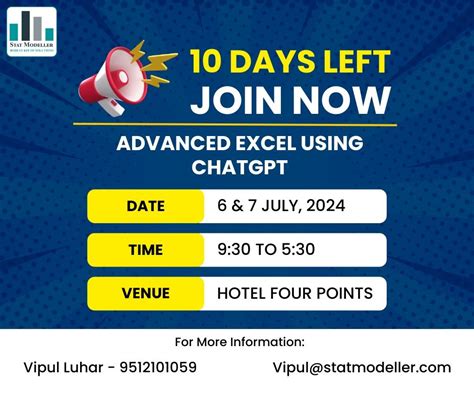 Stat Modeller On Linkedin Excel Excelworkshop Chatgpt Dataanalysis