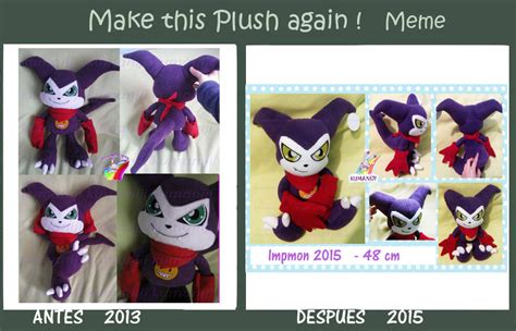 Impmon Plush Remake By Kumanijistall On Deviantart
