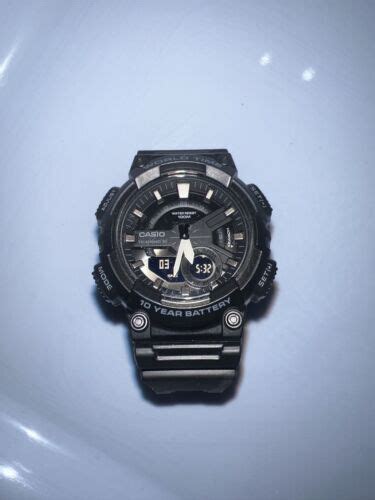 Casio Aeq 110bw 9av Black Case With Black Resin Strap Mens Wristwatch 3 Alarm 海外 海外商品購入代行 ｜売買され