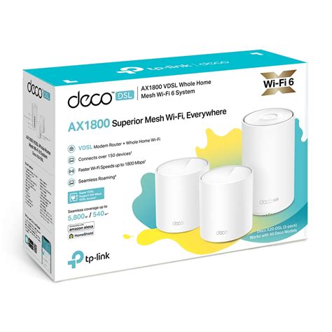 Deco X Dsl Ax Vdsl Whole Home Mesh Wifi Router Tp Link Saudi Arabia