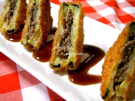 가지 쇠고기 샌드위치 튀김