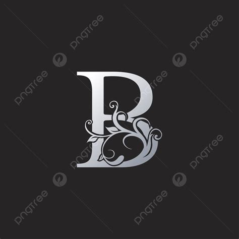 B Monogram Clipart