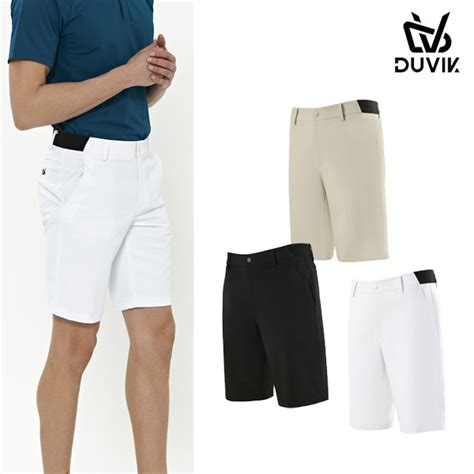 핫딜 듀빅 남성 스판 클래식 밴딩 골프반바지 Dd2mph303 딜팡 골프용품 전문쇼핑몰